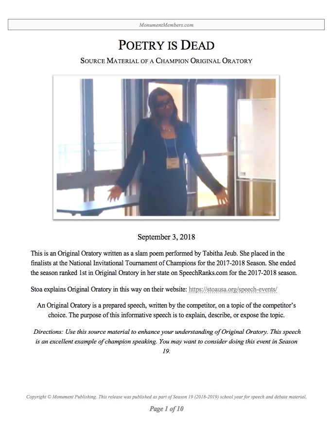 Tabitha-Poetry - Monument Members